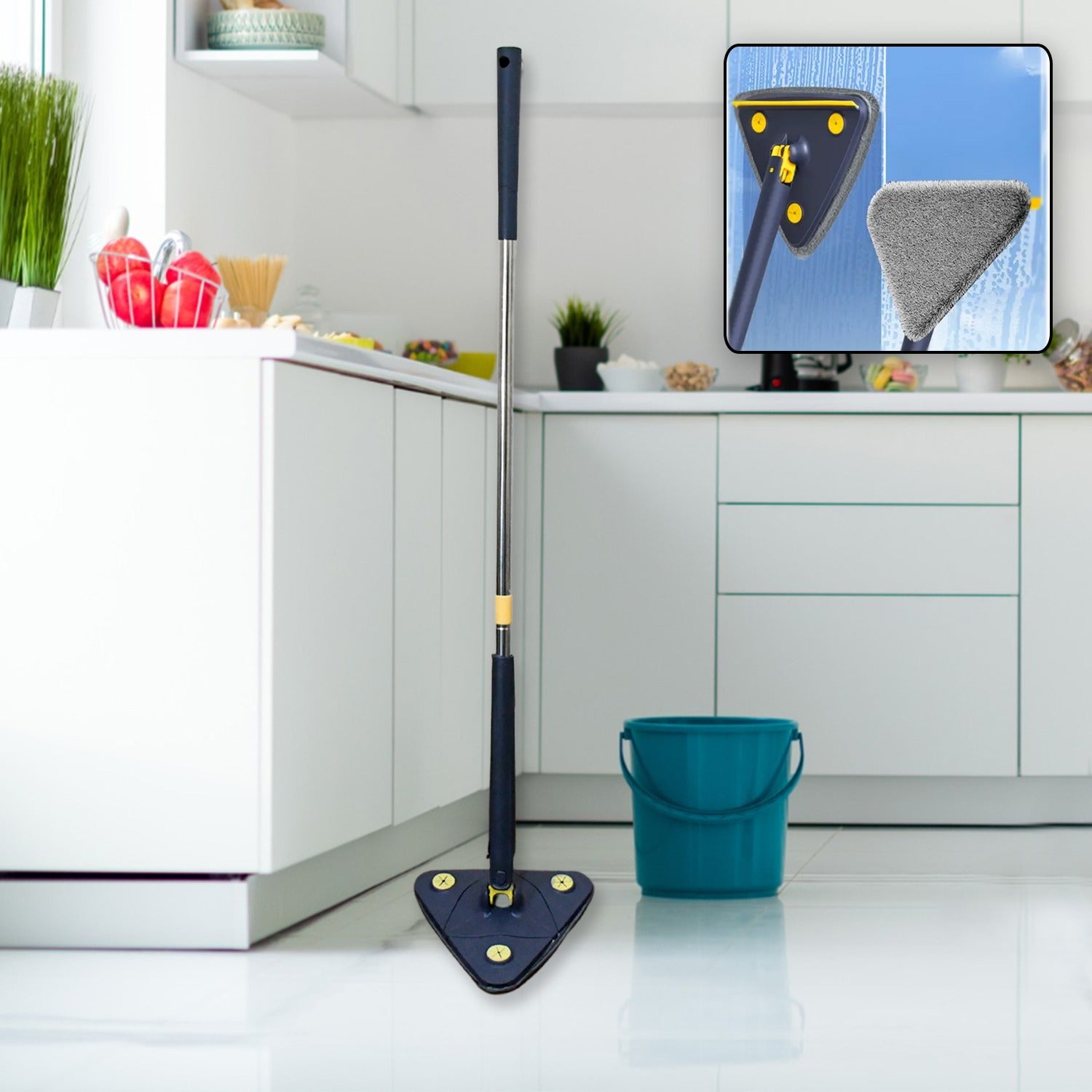 Buy Adjustable Triangle Mop for Easy Cleaning | – THE GIR FARMER