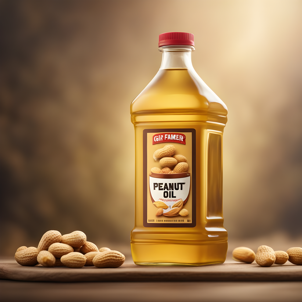 100% Natural Organic Peanut Oil 1L for Healthy Cooking | GIR FARMER ...
