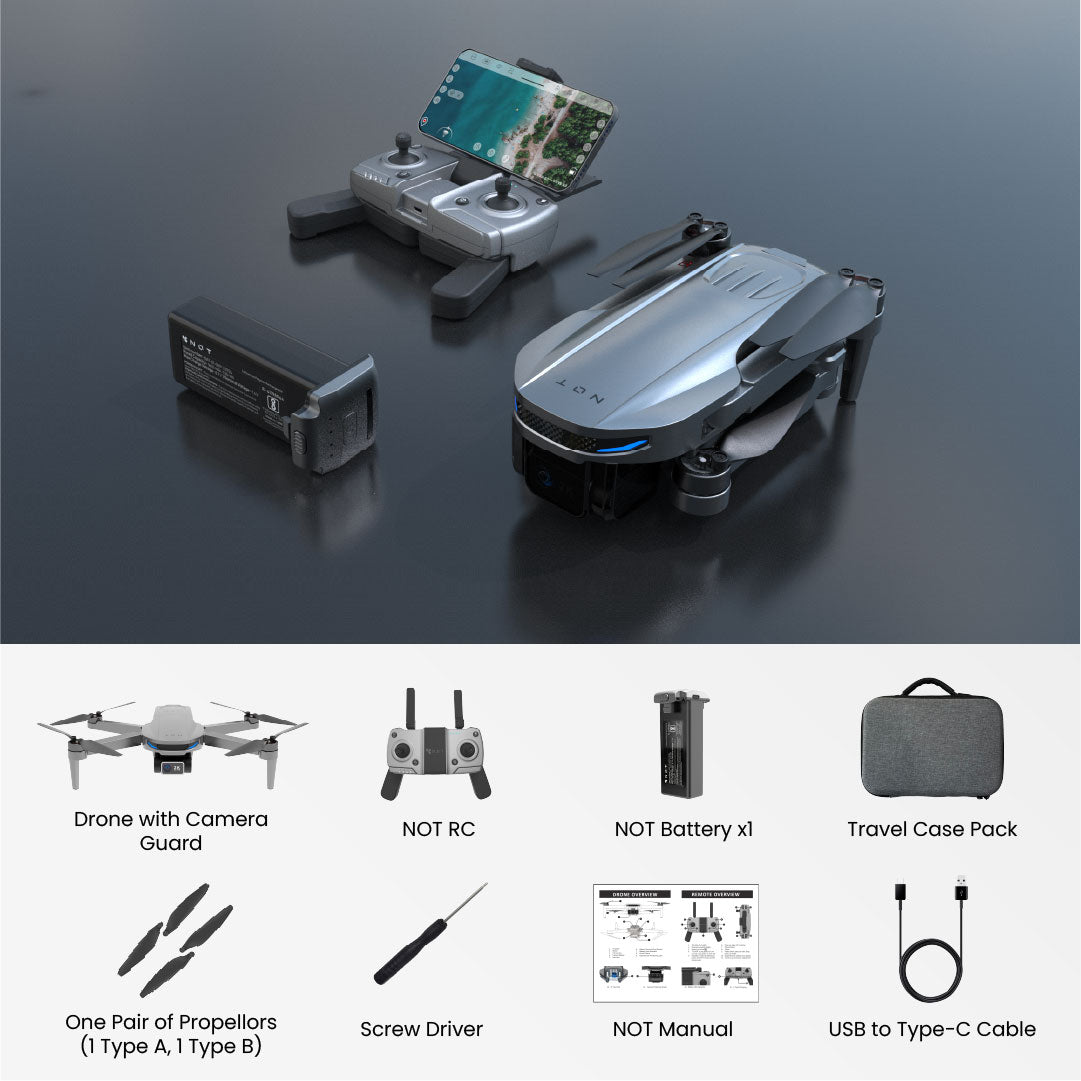 NOTORO Drone 2K Ultra HD Camera with Gimbal | THE GIR FARMER